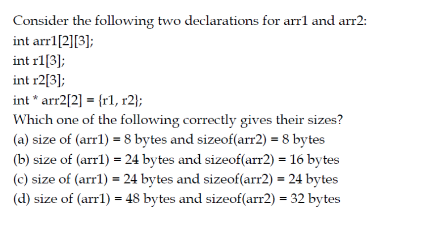 Programming in C: Gate@Zeal Test series