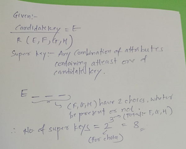 Databases Gate Cse 2014 Set 2 Question 21 