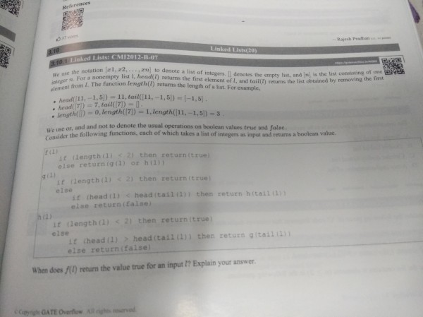 Programming in C: Gate overflow for gate cse 2019