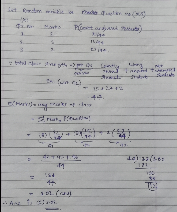 Quantitative Aptitude: GATE CSE 2014 Set 3 | Question: GA-5