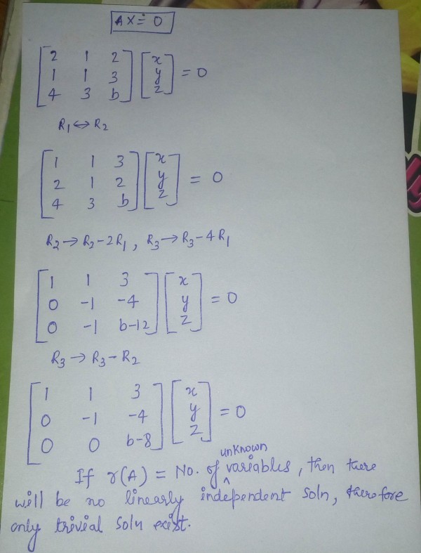 Mathematical Logic: homogeneous eqn