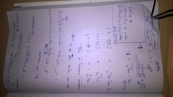 Algorithms Algorithms Finding Time Complexity