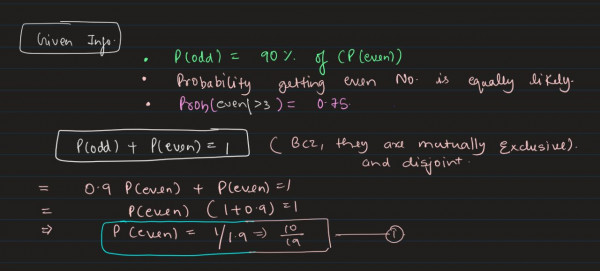 Probability: GATE CSE 2009 | Question: 21