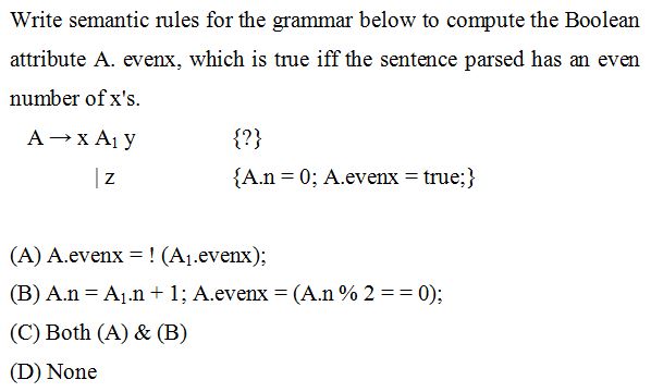 Compiler Design: Ace Test Series: Compilers - Syntax Directed Translation