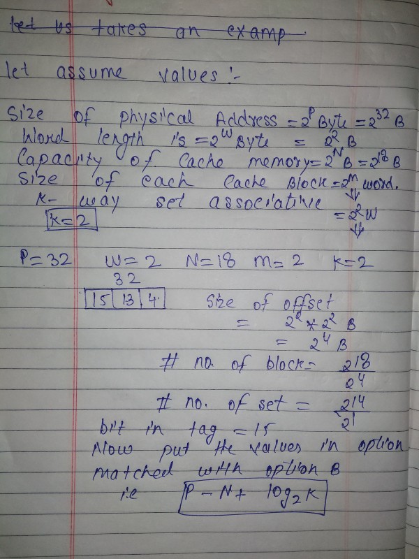 CO & Architecture: GATE CSE 2018 | Question: 34