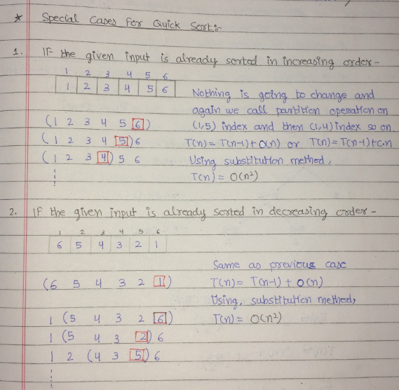 Cormen Edition 3 Exercise 7.2 Question 3 (Page No. 178) - GATE Overflow