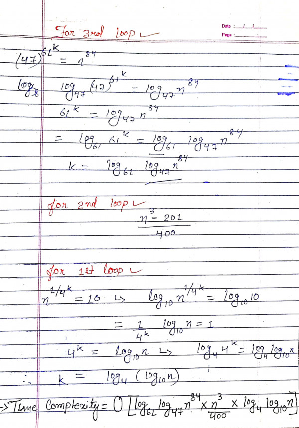 Algorithms: Self doubt.