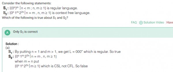 Theory Of Computation Madeeasy Test Series 2018 Theory Of Computation Identify Class Language 8951