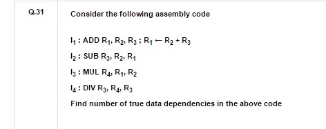 CO and Architecture: while finding true dependency, only sequential ...