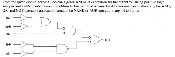 Digital Logic: Digital Systems - Create an equivalent AND-OR expression