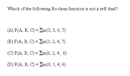 Digital Logic: ace self dual