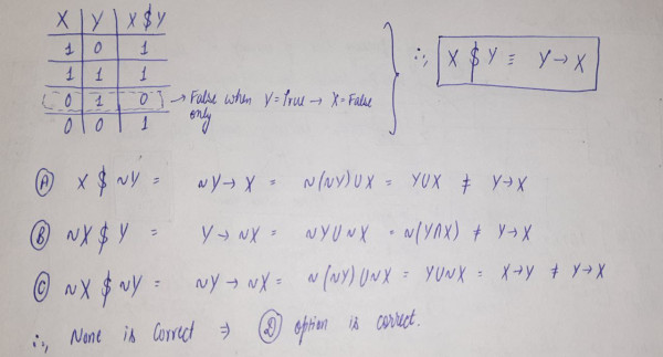 Mathematical Logic: GO Classes CS 2025 | Weekly Quiz 1 | Propositional Logic | Question: 10