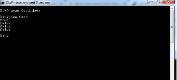 Java: UGC NET CSE | June 2019 | Part 2 | Question: 23