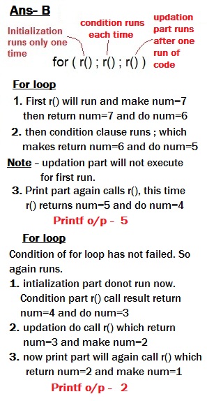 Programming In C Gate Cse 2019 Question 27 