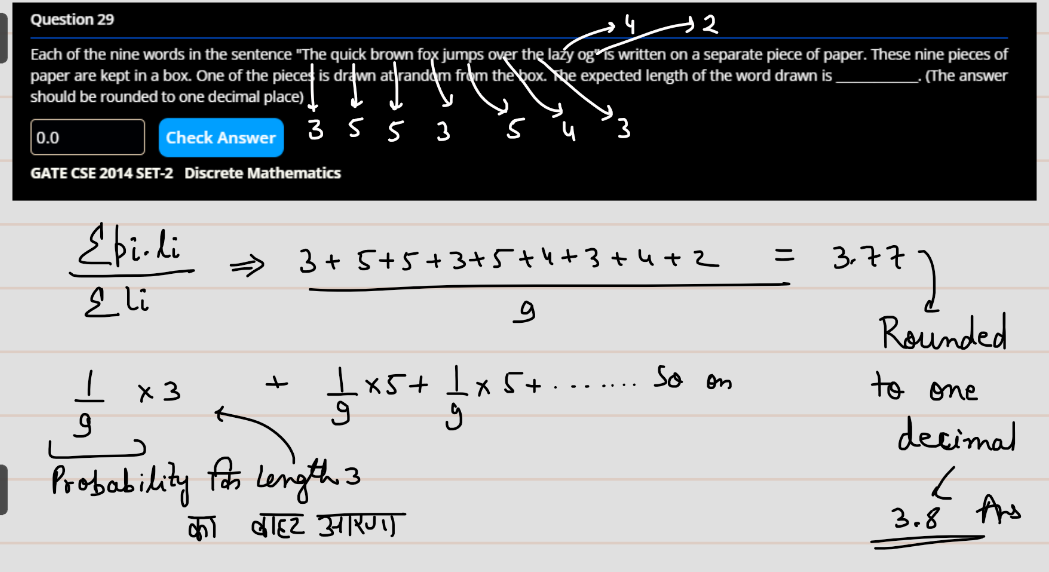 Probability: GATE CSE 2014 Set 2 | Question: 2