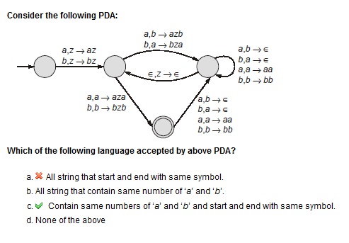 Theory of Computation: PDA..