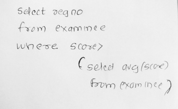 Databases: GATE CSE 2001 | Question: 21-a