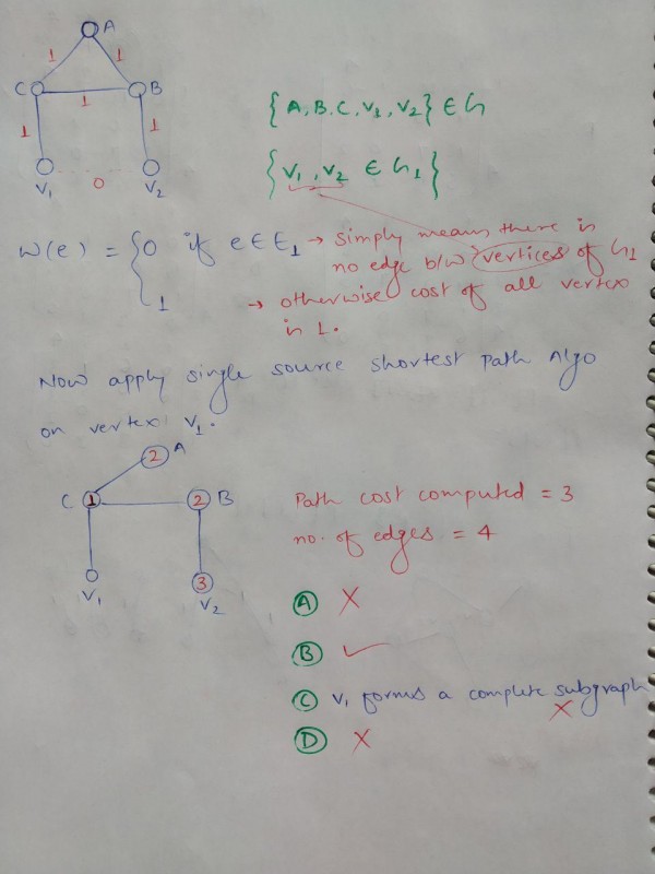 Algorithms Gate Cse 2003 Question 67