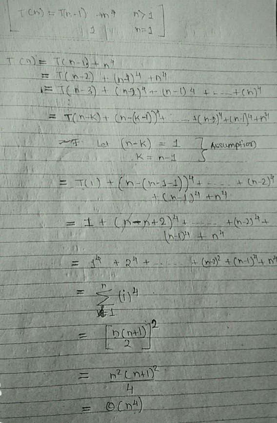 Algorithms How To Solve This Recurrence Using Recursion Tree Method