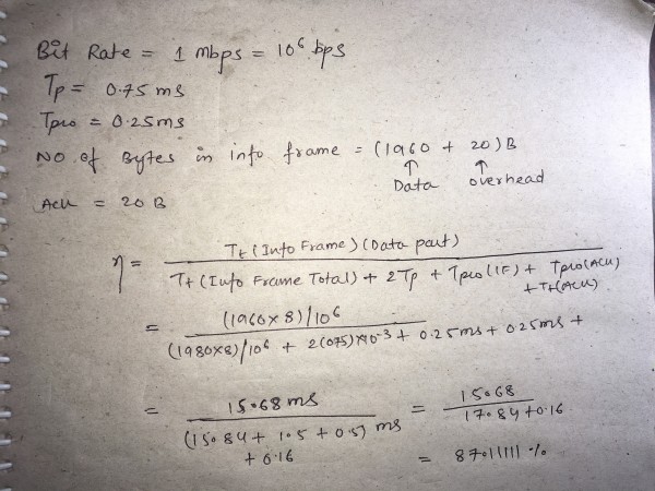Computer Networks: GATE CSE 2017 Set 1 | Question: 45