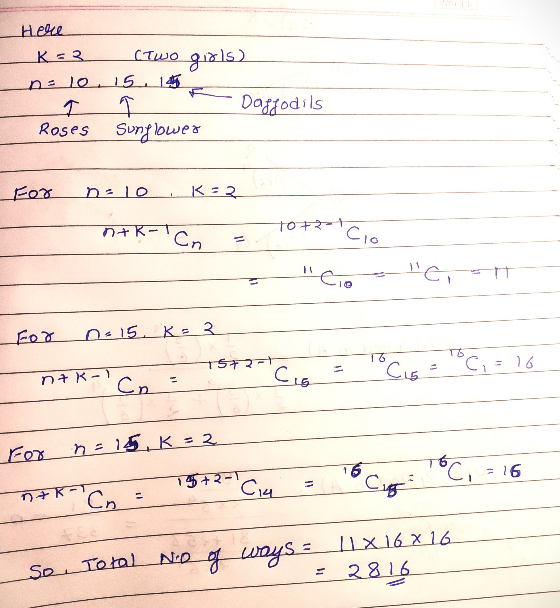 Combinatory: GATE CSE 1999 | Question: 2.2