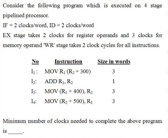 CO and Architecture: Pipelining Problem