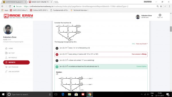 Theory Of Computation Madeeasy Subject Test Theory Of Computation Finite Automata