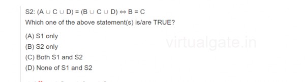 Set Theory And Algebra Virtual Gate Test Series Discrete Mathematics Set Theory And Algebra