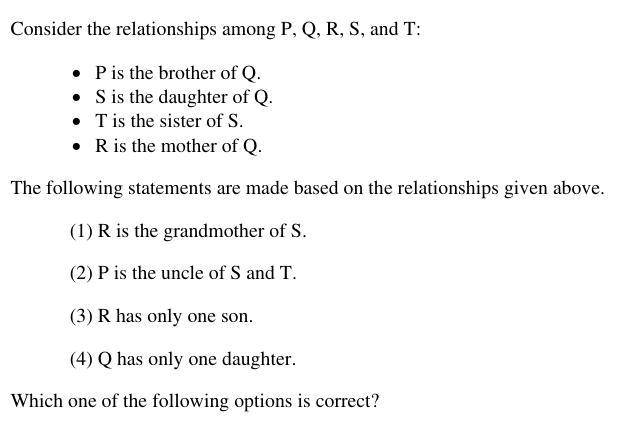 Analytical Aptitude: GATE CSE 2025 | Set 1 | GA Question: 4