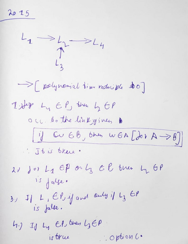 Theory of Computation: GATE CSE 2015 Set 3 | Question: 53