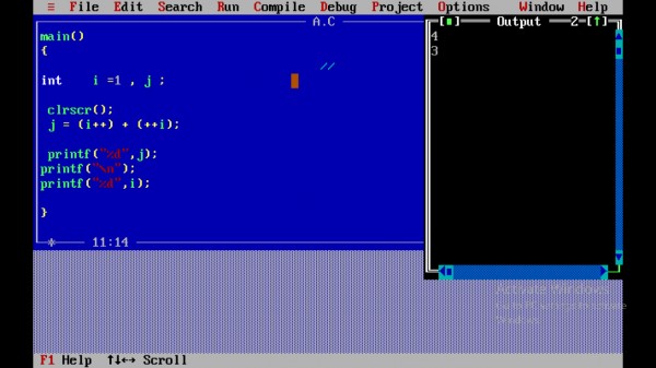 Programming in C: doubt