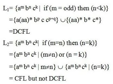 Theory of Computation: DCFL Question