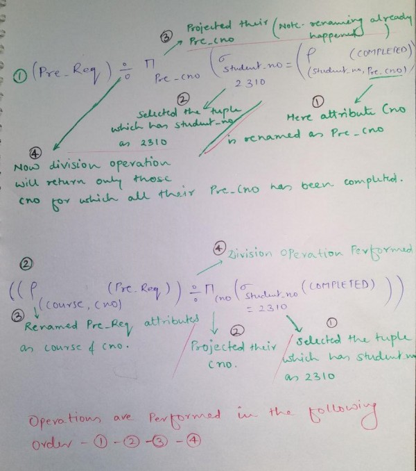 Databases: GATE CSE 1998 | Question: 27