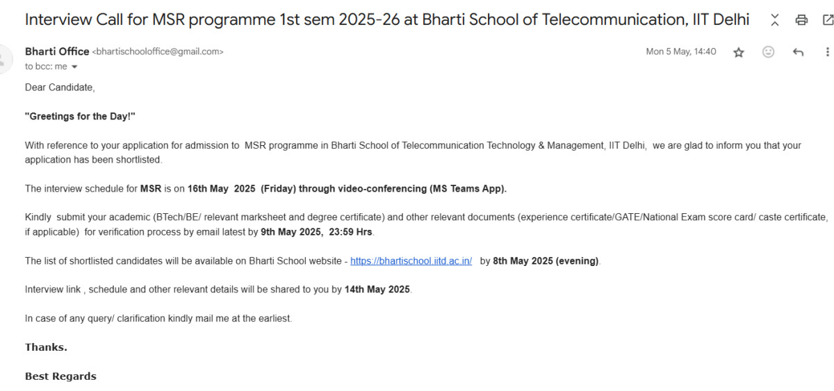 Recent posts in Interview Experience / GATE Overflow for GATE CSE