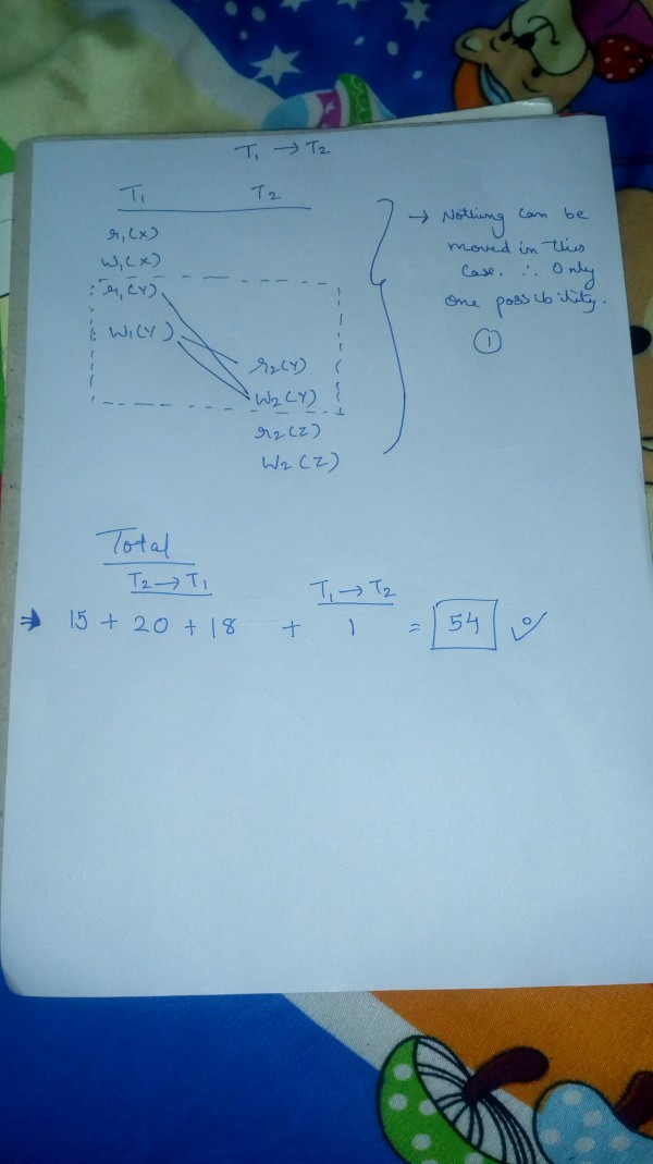 Databases: GATE CSE 2017 Set 2 | Question: 44
