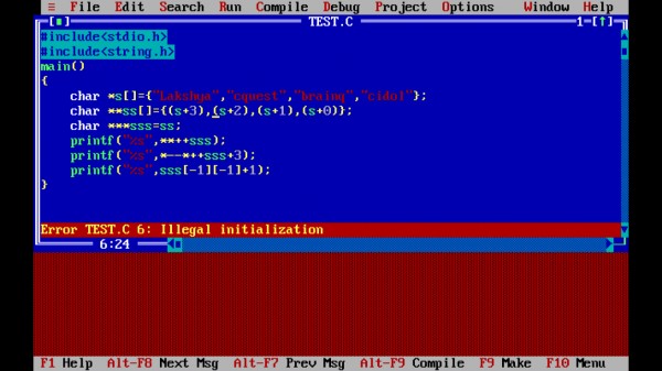 Programming: pointers and arrays