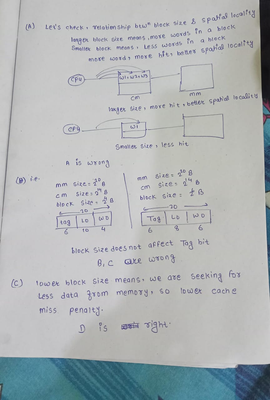 CO & Architecture: GATE CSE 2014 Set 2 | Question: 43