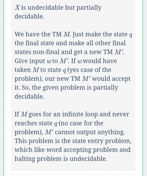 Theory Of Computation Decidability