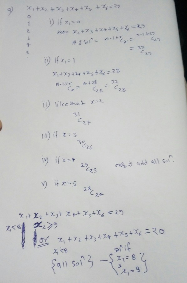 Combinatory: rosen excercise