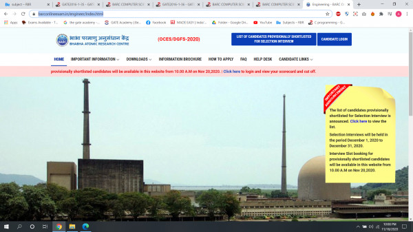 BARC COMPUTER SCIENCE 2020 NOVEMBER 01, 2020 ATTEMPT - GATE Overflow ...