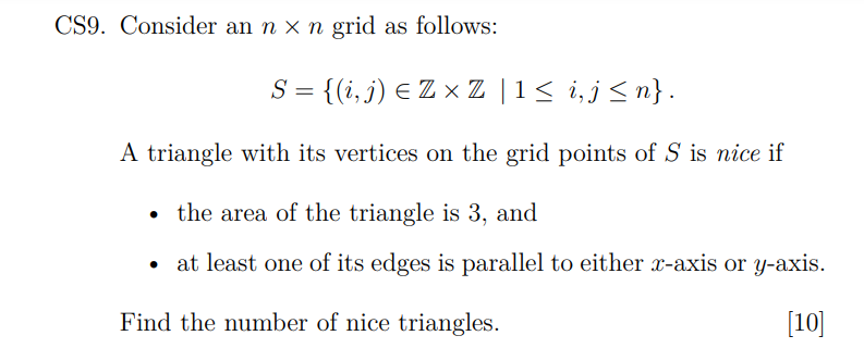 Others: ISI2022 - MCS - PCB - Math | Question: 9