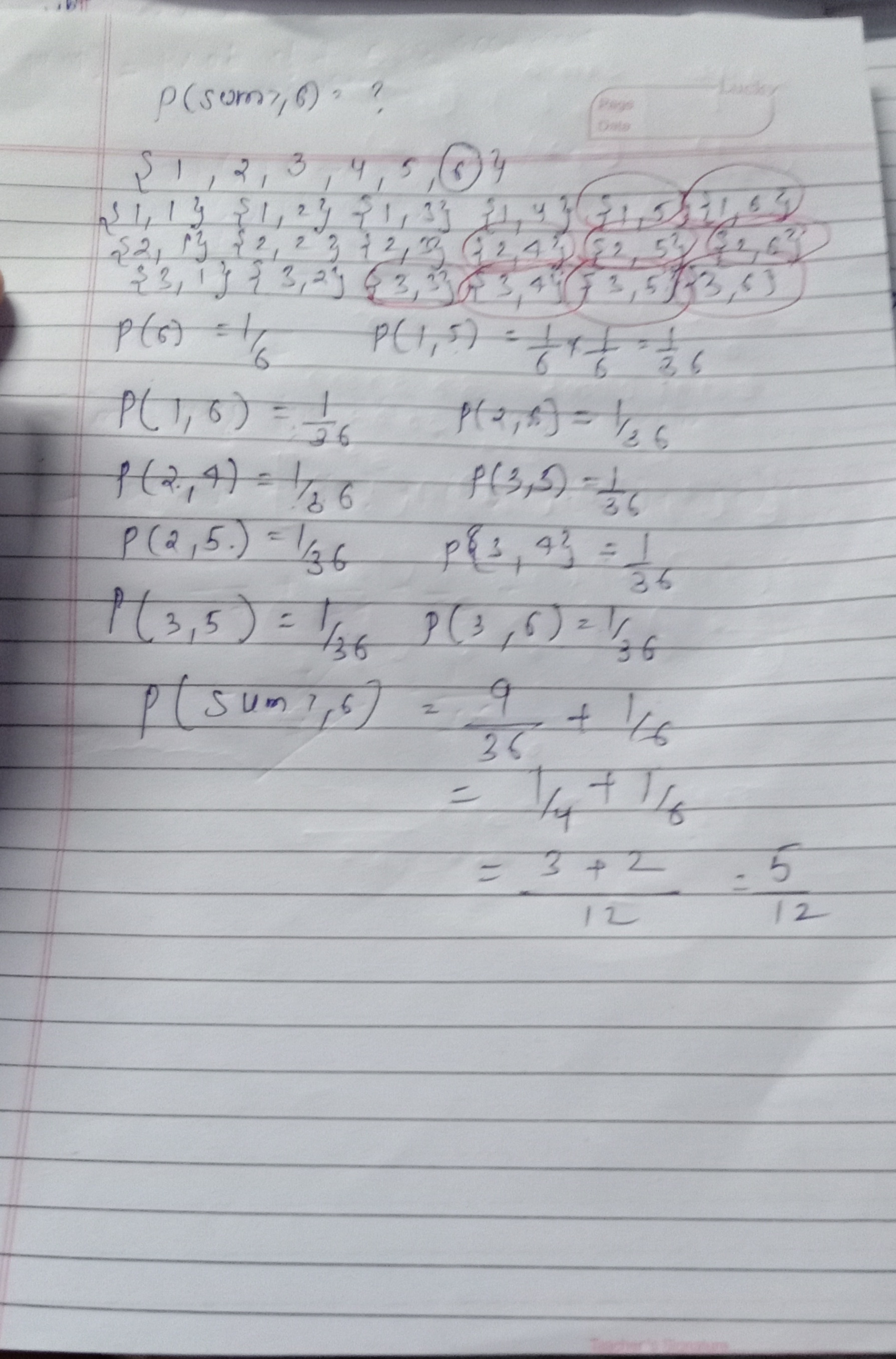 Probability: GATE CSE 2012 | Question: 33