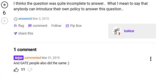 Operating System: GATE CSE 2015 Set 2 | Question: 23