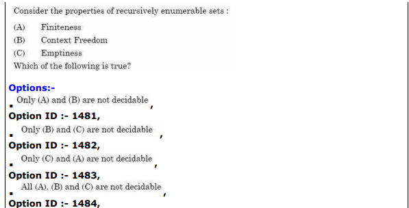 Others: UGC NET CSE | October 2022 | Part 1 | Question:: 28