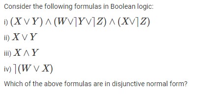 Digital Logic: disjunctive normal form