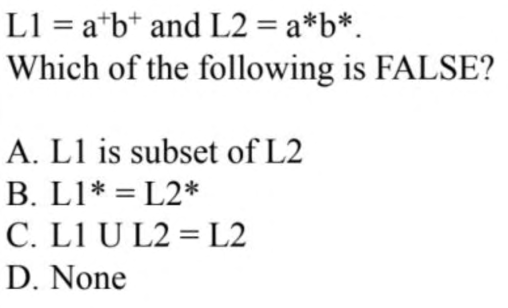 Theory of Computation: Regular Expression Model Practice Questions for GATE | TOC | Question-6