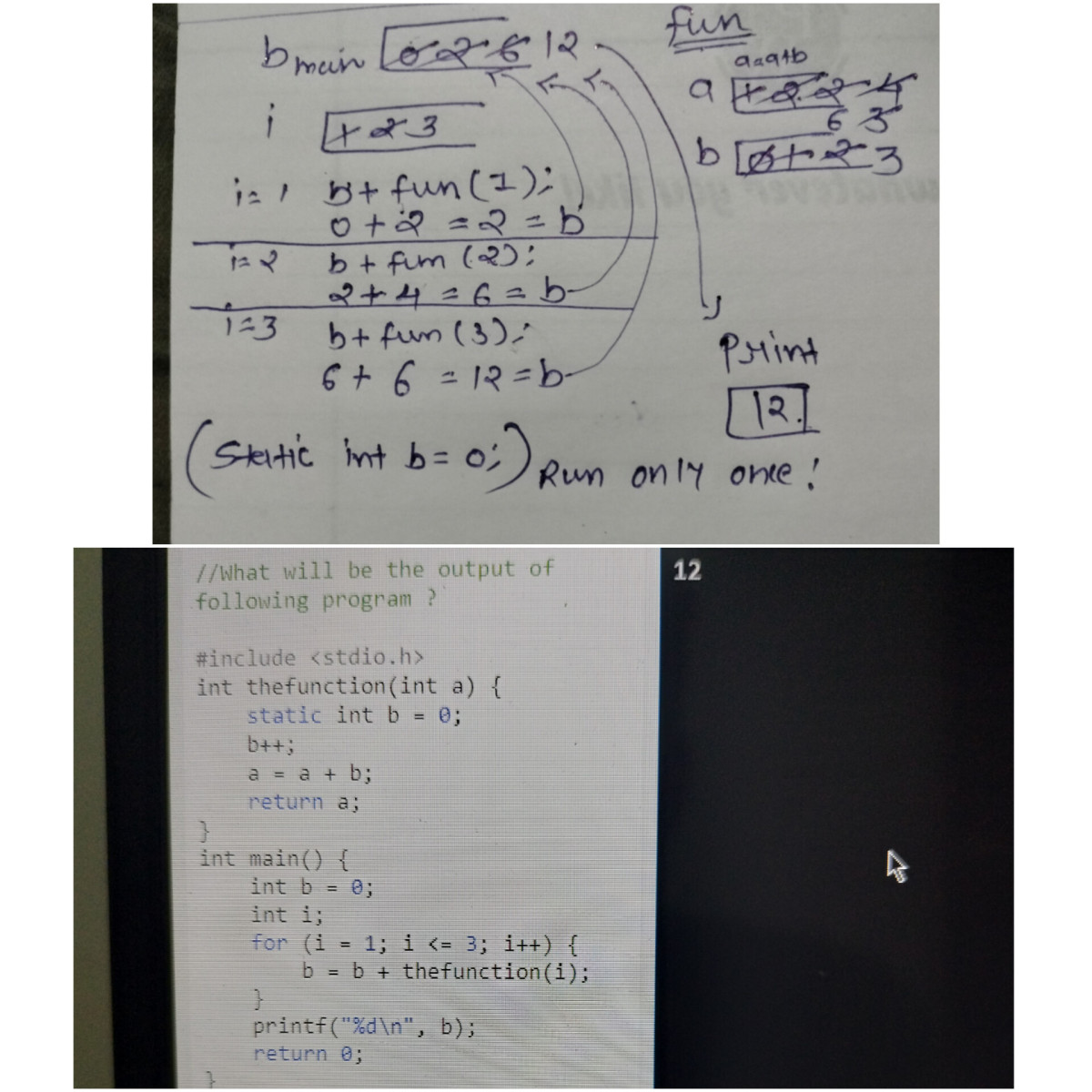 Programming In C Go Classes Test Series 2024 Mock Gate Test 12