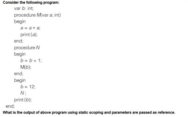 Programming in C: Static scoping