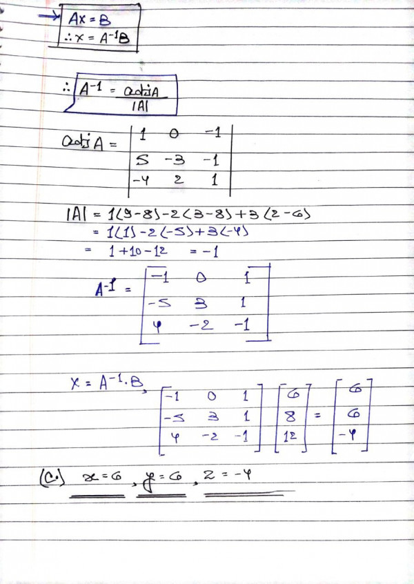 Linear Algebra: GATE IT 2004 | Question: 6