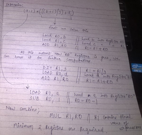 Compiler Design: GATE CSE 2017 Set 1 | Question: 52